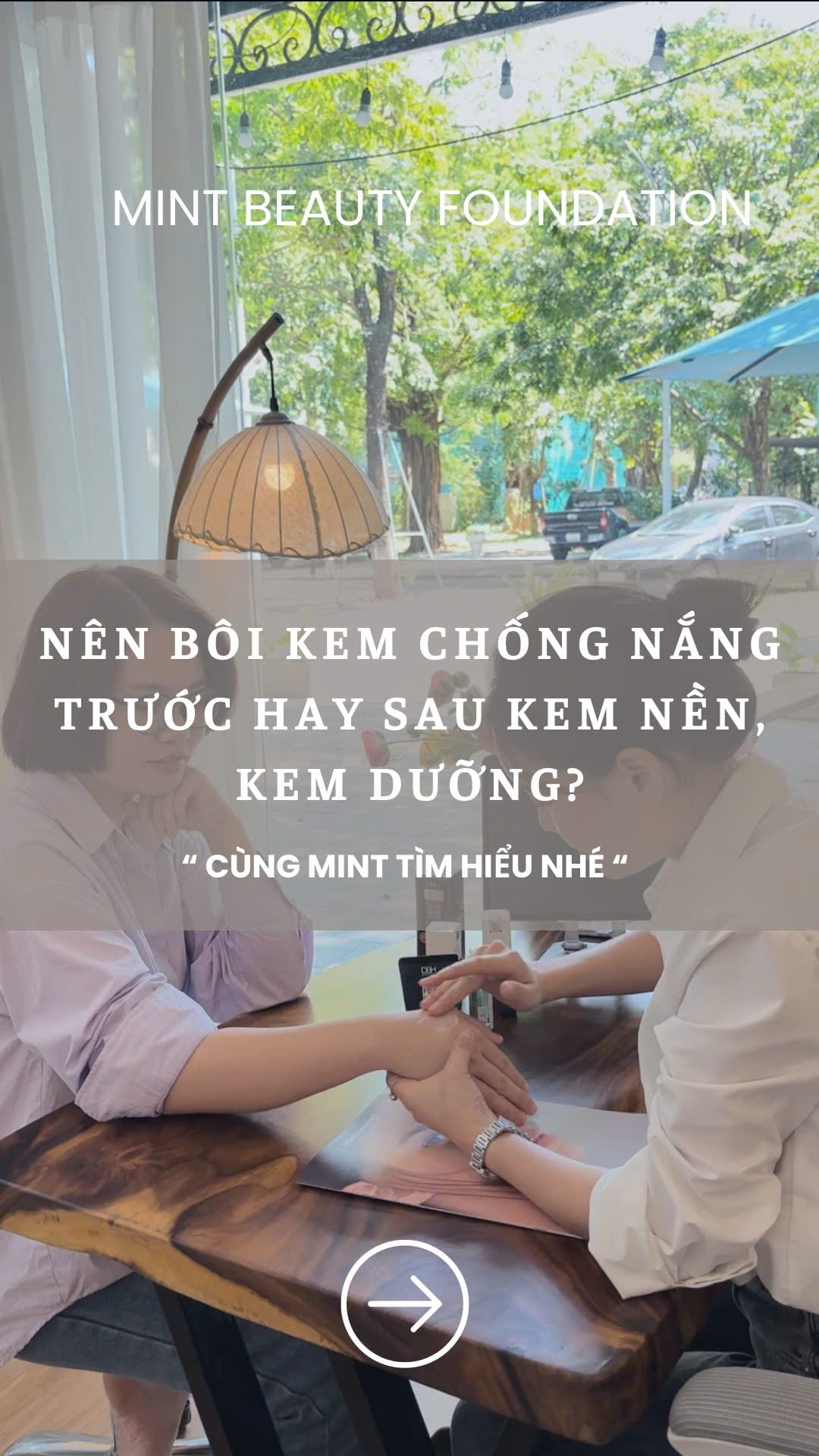 Cùng MinT tìm hiểu nên bôi kem chống nắng trước hay sau kem nền, kem dưỡng? - MinT Foundation